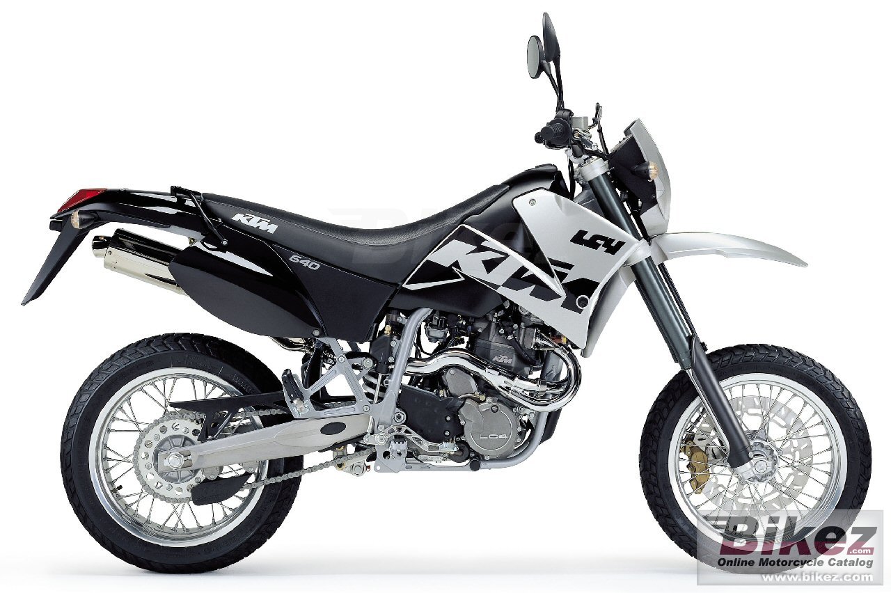 KTM 640 LC4 Supermoto poster